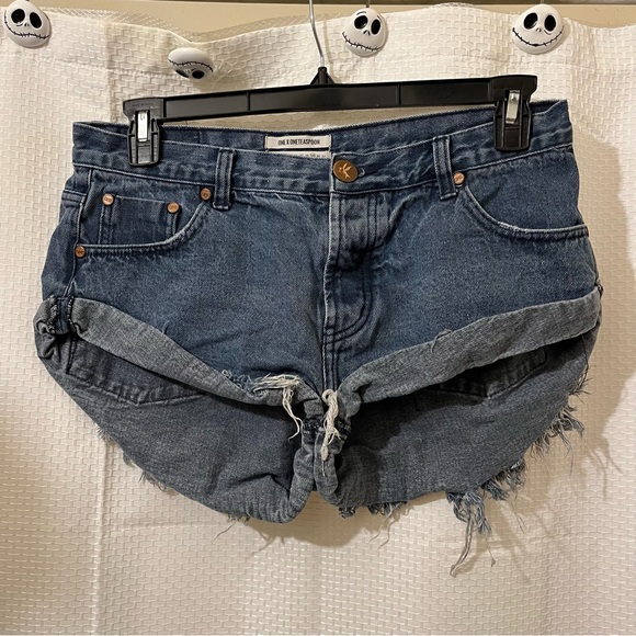 One Teaspoon | Shorts | One X One Teaspoon Jean Shorts Cotton Twisted ...